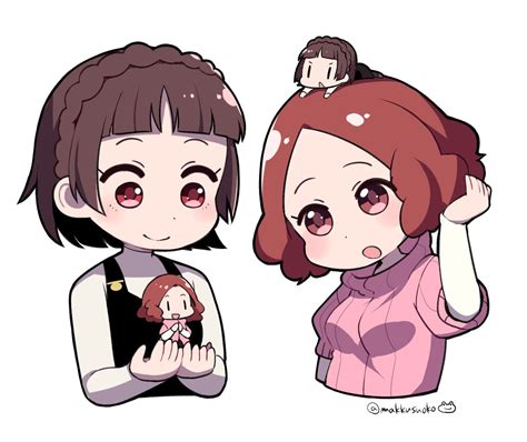Makoto Niijima And Haru Okumura