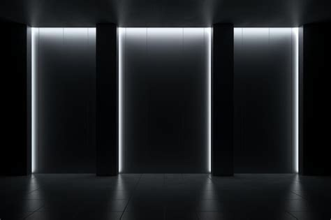 A Black Wall With A Soft Diffused Light Effect Premium Ai Generated Image A Black Wall With A Soft Diffused Light Effect Premium Ai Generated Image