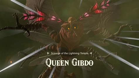 Lightning Temple And Queen Gibdo Boss Zelda Tears Of The Kingdom