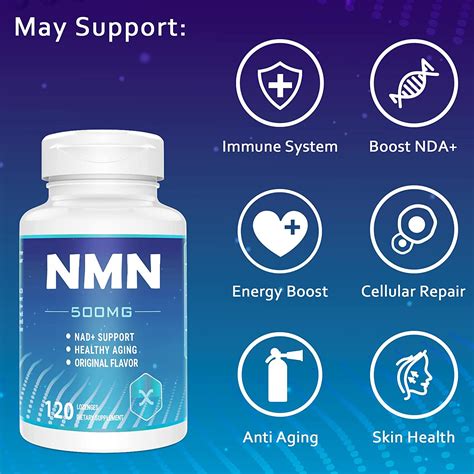 Buy Xmghtu Sublingual Nmn 500mg Fast Acting And Max Absorption Nmn Lozenges Nmn Supplement For