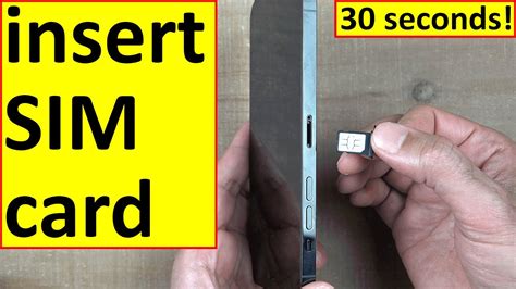 How To Insert SIM Card In IPhone 14 YouTube