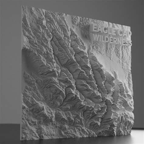 Eagle Cap Wilderness Oregon Usa Topoworld3d