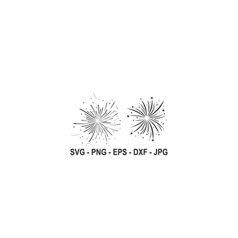 Fireworks Svginstant Downloadsvg Png Eps Dxf  Digit Inspire