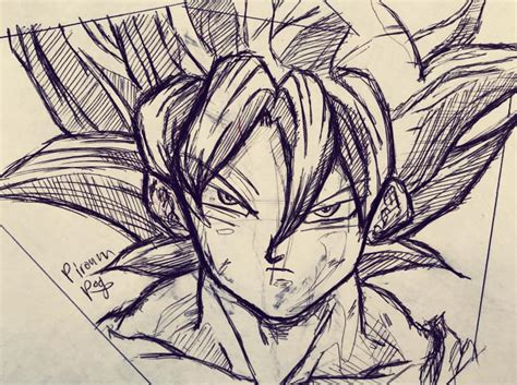 Goku Mui Redraw 3 By Piroumistruepogg On Deviantart