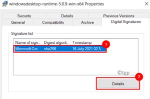Timestamp Signature And Or Certificate Could Not Be Verified Error In NET Framework On Windows