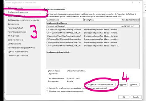 Ex Cution Macros Stopp E L Ouverture Du Fichier Pour S Curit Vba