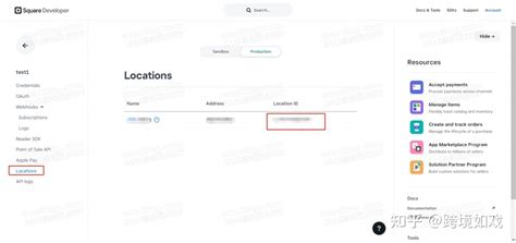 Square Application Id Application Secret