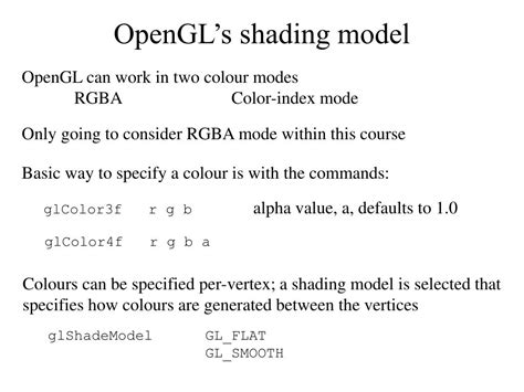 Ppt Lighting And Shading Powerpoint Presentation Free Download Id