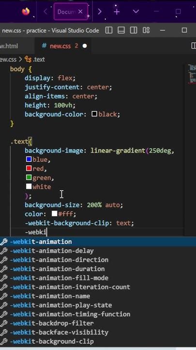 🔥try this gradient text animation effects using html and css codemodeon