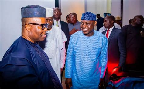 Senate President Akpabio Jibrin Barau Bamidele Visit Ekiti Gov