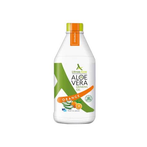 Βιολογικό Τζελ Αλόη Βέρα Πορτοκάλι 1000ml Litinas Aloe 4 Seasons