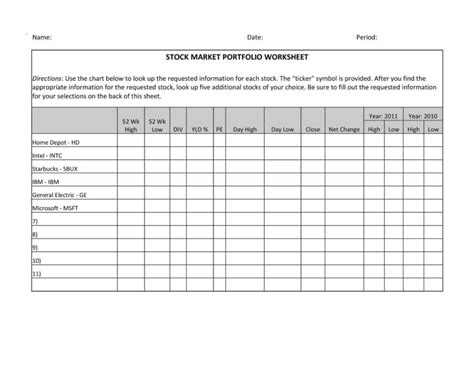 33 Free Investment Tracking Spreadsheets Excel ᐅ TemplateLab