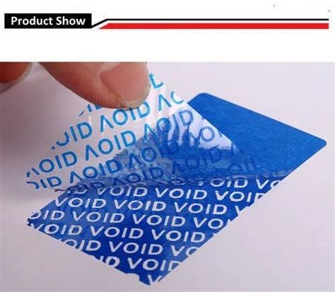 Void Security Warranty Labels Size 2x2 Inch At ₹ 060piece In Noida