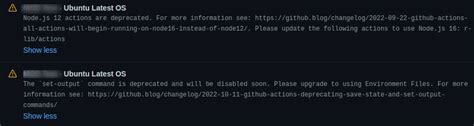 Remove Warnings Node And Set Output Issue R Lib Actions