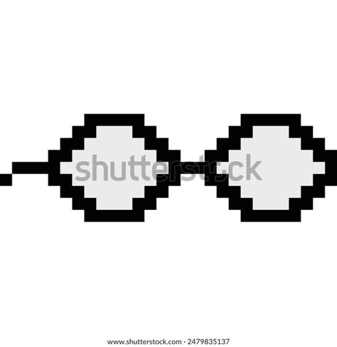 Pixel Glasses Thug Life Meme Sunglasses Stock Vector Royalty Free