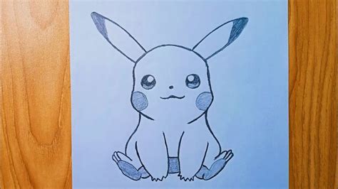 How To Draw Pikachu Pikachu Pokemon Easy Pencil Drawing Pikachu