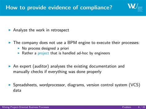Mining Project Oriented Business Processes Ppt