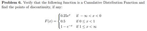 Solved Problem 6 Verify That The Following Function Is A