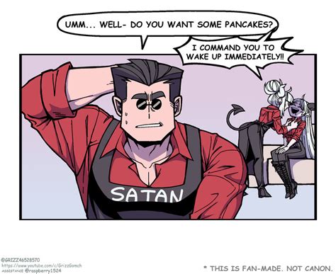 Lucifer Helltaker And Baphomet Helltaker Drawn By Grizz Danbooru