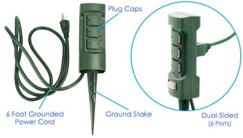 6 Outlet Outdoor Ground Socket Pulsetv