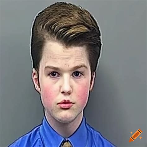 Mugshots Of A Man Arrested By The Police On Craiyon