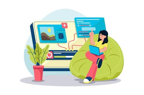 Premium Vector Adaptive Interface Design Illustration Concept On White Background