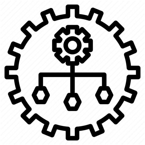 Collocation Organization Setting Tabulation Up Icon