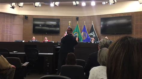 Patrick Erwin Stricklands Husband And Lincoln Hs Principal Comes To The Podium To Praise The