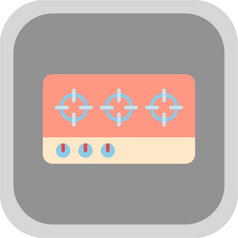 Hob Flat Round Corner Icon Design 43921046 Vector Art At Vecteezy