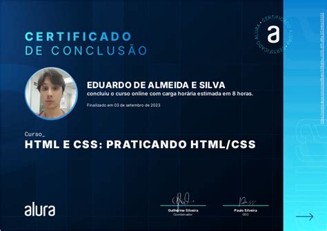Eduardo Almeida On Linkedin Eduardo De Almeida E Silva Curso Html E
