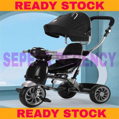 Promo Sepeda Roda Tiga Exotic Et 2251 Model Motor Tricycle Stroller