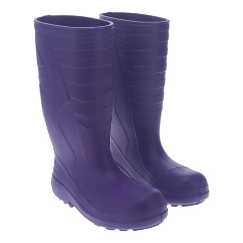 Botas Pantaneras Moradas Con Puntera De Seguridad Krone