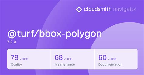 Turfbbox Polygon 720 Npm Package Quality Cloudsmith Navigator
