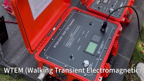 Geophysical Survey Transient Electromagnetic Tdem Tem Electric And Magnetic Field Underwater