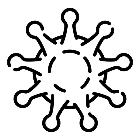 Premium Vector Popular Virus Icon Outline Popular Virus Vector Icon
