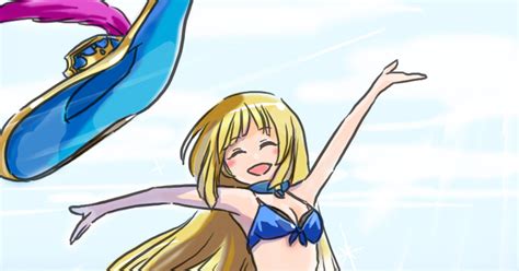 パズドラ 【パズドラ】夏のバカンスを楽しむアルビダ【リク反映】 りちょのイラスト Pixiv