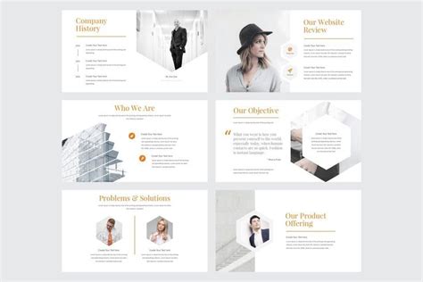 Hexagon Powerpoint Template By Shafura On Creativemarket