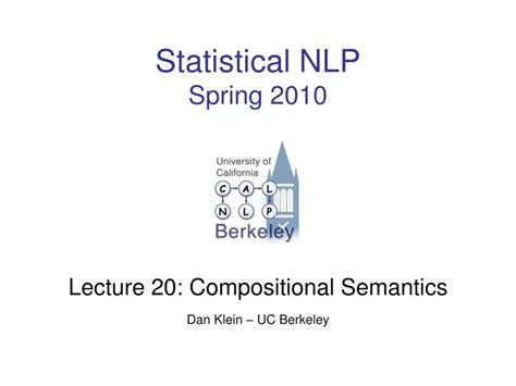 Ppt Statistical Nlp Spring 2010 Powerpoint Presentation Free Download Id5565971