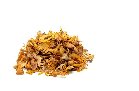Mace Or Nutmeg Aril Heap Isolated On White Background With Copy Space