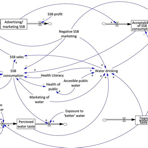 Initial Qualitative Stock And Flow Diagram Download Scientific Diagram