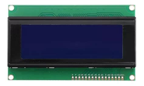 Display Lcd 20x4 Com I2c Fundo Azul Arduino Lcd 2004 Nf R 73 Em São