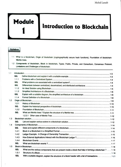 Blockchain Techneo Module Introduction To Blockchain 1