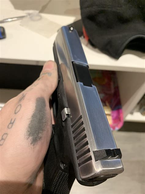 First Time Hand Sanding A Glock Slide Rairsoft