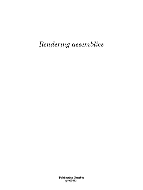 Exploding Assemblies Pdf Rendering Computer Graphics Image