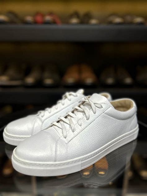 Купить Мужские кеды белые кожаные в Казани Mazaltovman