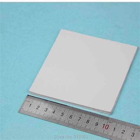방열판 100x100x25mm Cpu Gpu Ic Smd 흰색 25mm 전도성 실리콘 열 패드 10 개 컴퓨터 부품