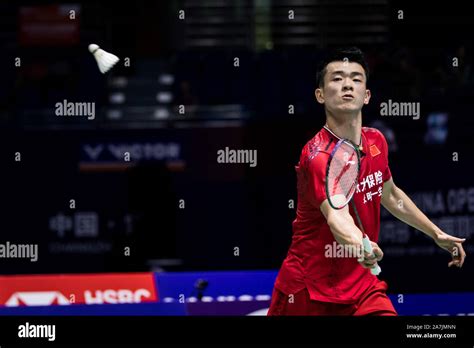 Chinese Professional Badminton Players Zheng Siwei And Huang Yaqiong