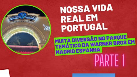 Muita diversão no Parque temático da Warner Bros em Madrid Espanha