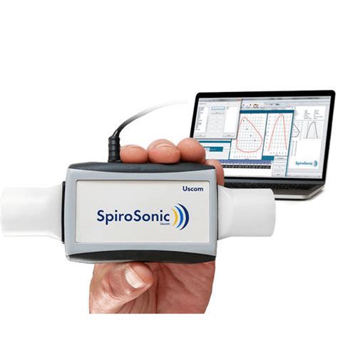 Computer Based Spirometer Spirosonic Flo Uscom Europe Portable