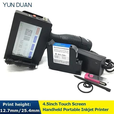 Handheld Inkjet Printer Laser Coder Expiry Date Date Logo Batch Code